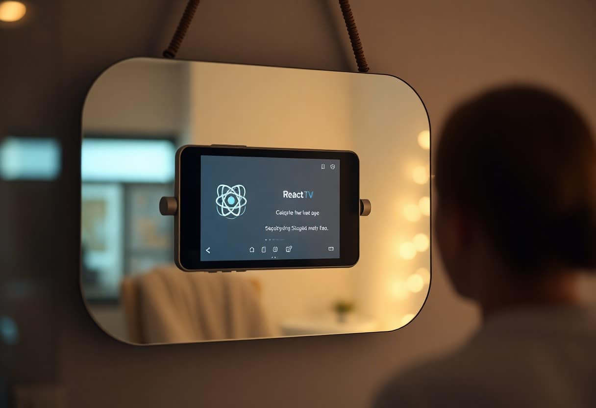 Creare smart mirror informativo con schermo riciclato e interfaccia ...
